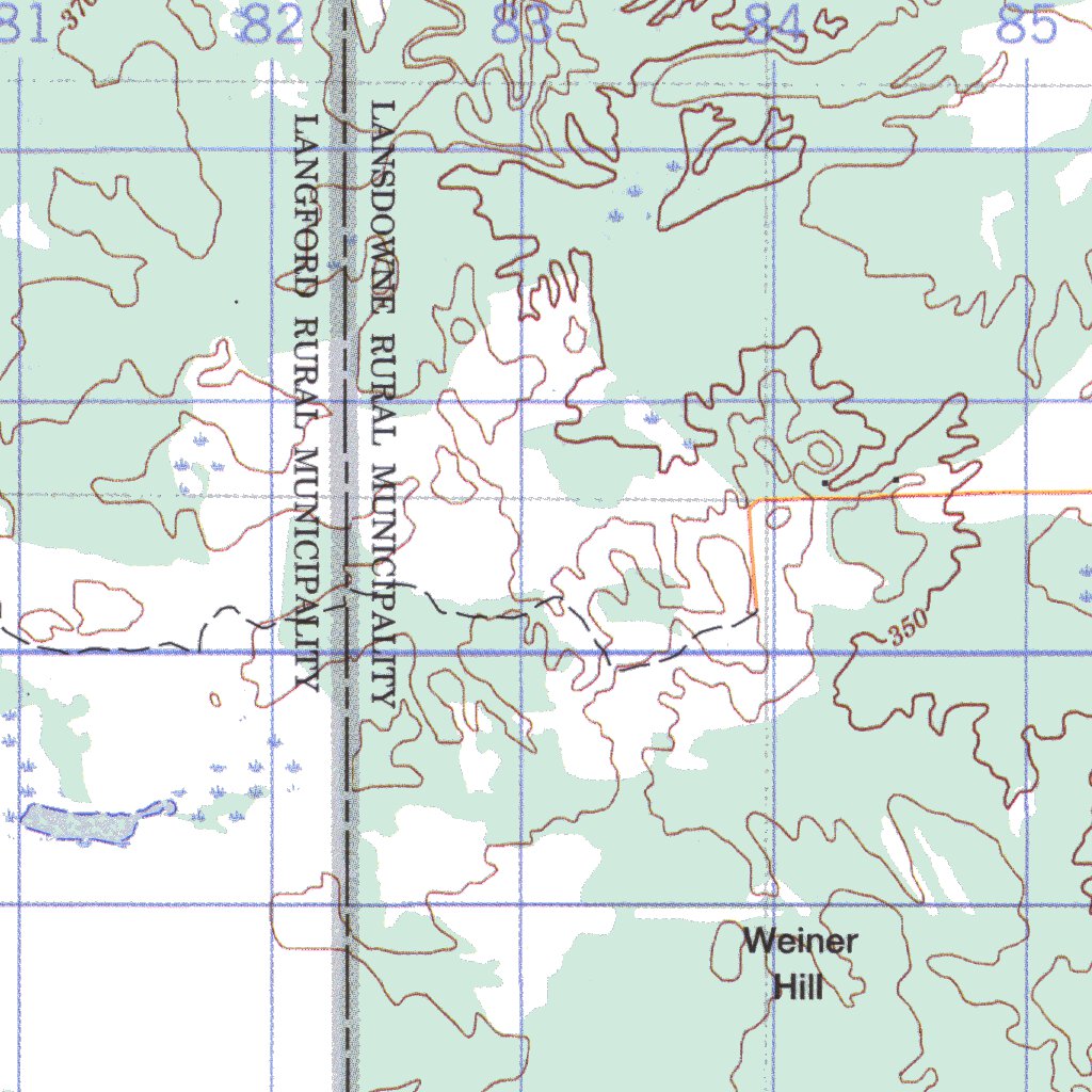 Neepawa, MB (062J03 CanMatrix) Map by Natural Resources Canada | Avenza ...