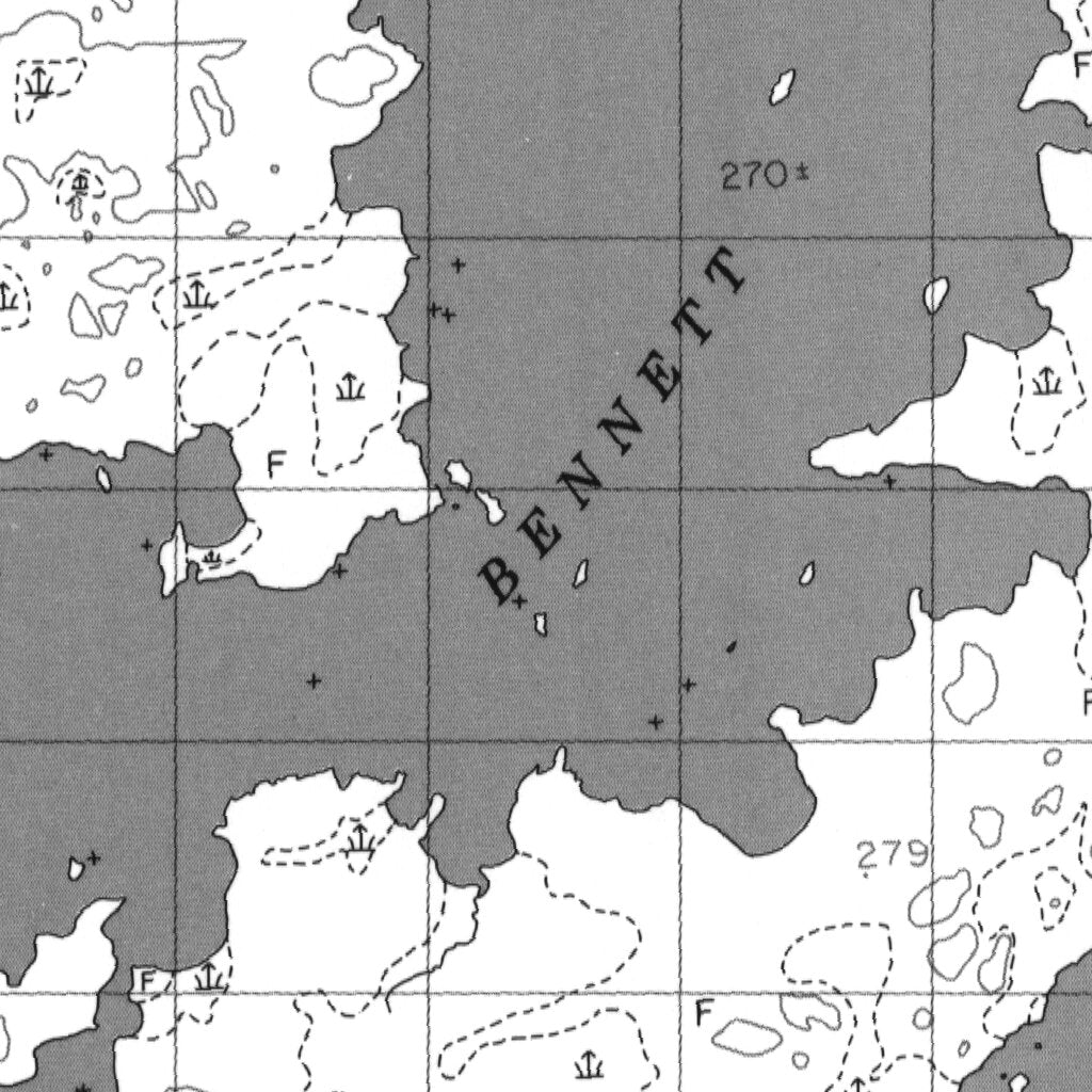 Bennett Lake, MB (063H08 CanMatrix) Map by Natural Resources Canada ...