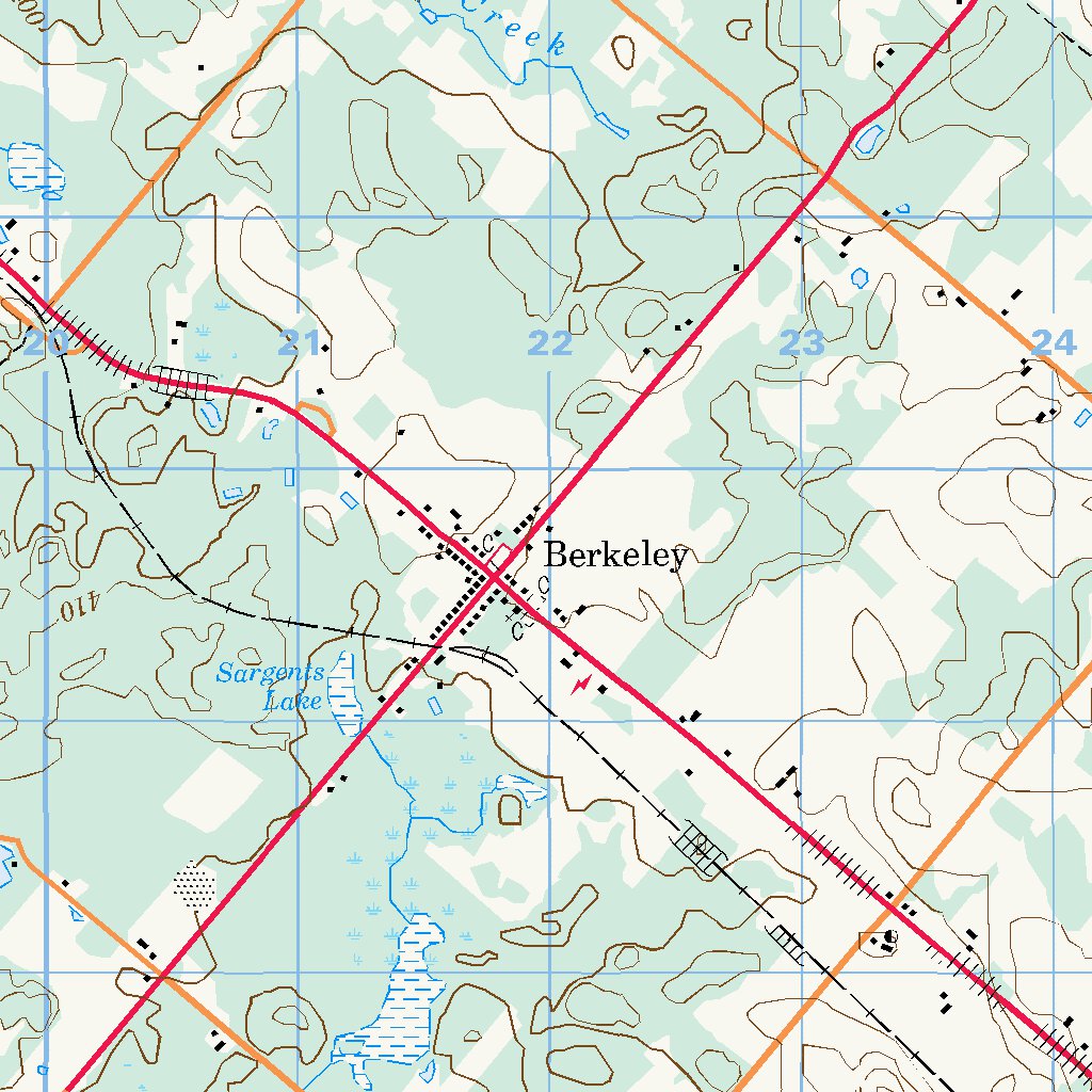 Markdale, ON (041A07 CanMatrix) Map by Natural Resources Canada ...