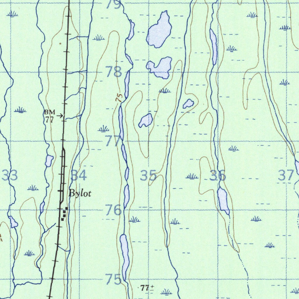 Bylot East, MB (054L08 CanMatrix) Map by Natural Resources Canada ...