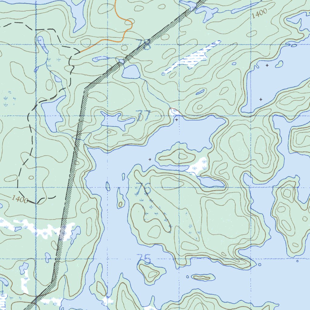Pipe Lake, ON (052C09 CanMatrix) Map by Natural Resources Canada ...