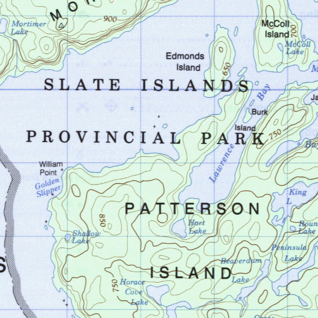 Slate Islands, ON (042D11 CanMatrix) Map by Natural Resources Canada ...