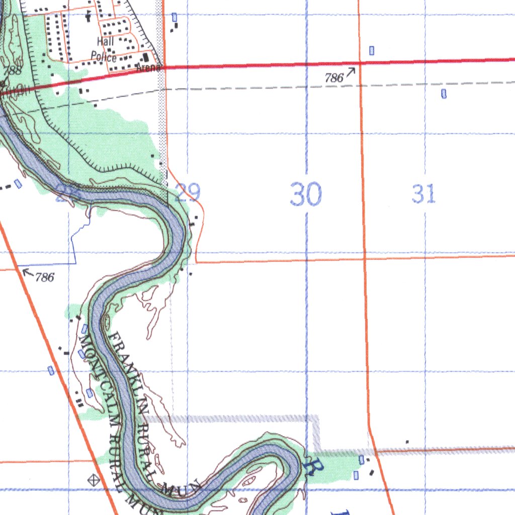 Emerson, MB (062H03 CanMatrix) Map by Natural Resources Canada | Avenza ...