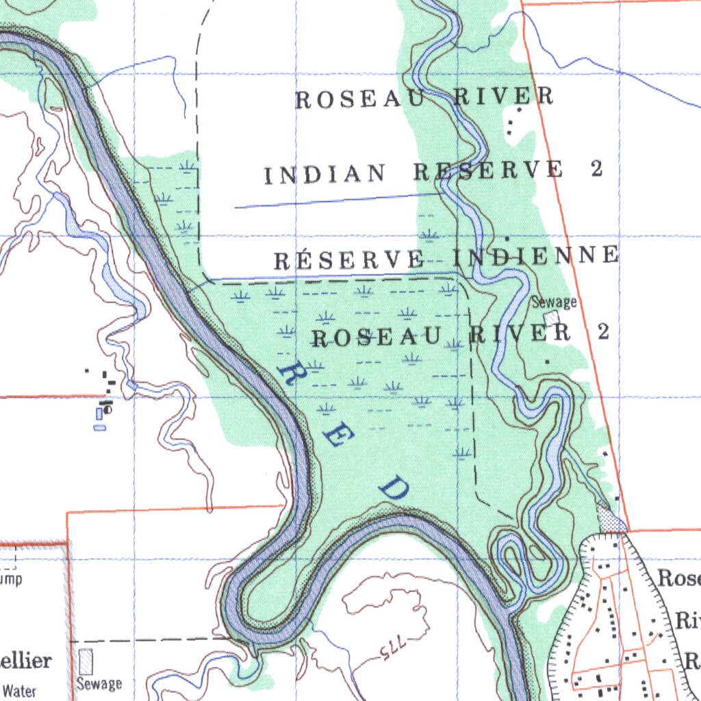 Emerson, MB (062H03 CanMatrix) Map by Natural Resources Canada | Avenza ...