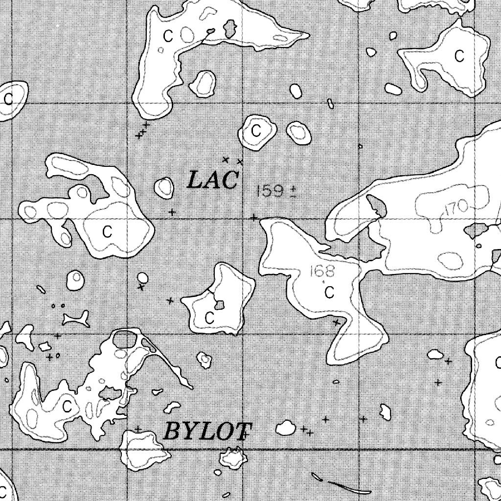 Lac Bylot, QC (035C16 CanMatrix) Map by Natural Resources Canada ...