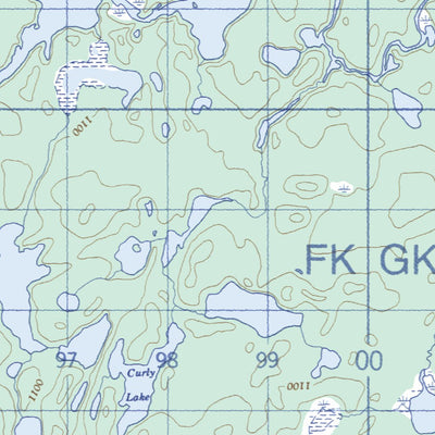 Kabinakagami Lake, ON (042C16 CanMatrix) Map by Natural Resources ...
