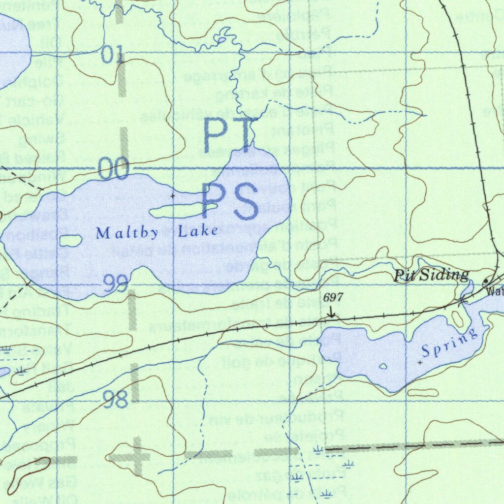 Gunn Lake, MB (063P16 CanMatrix) Map by Natural Resources Canada ...