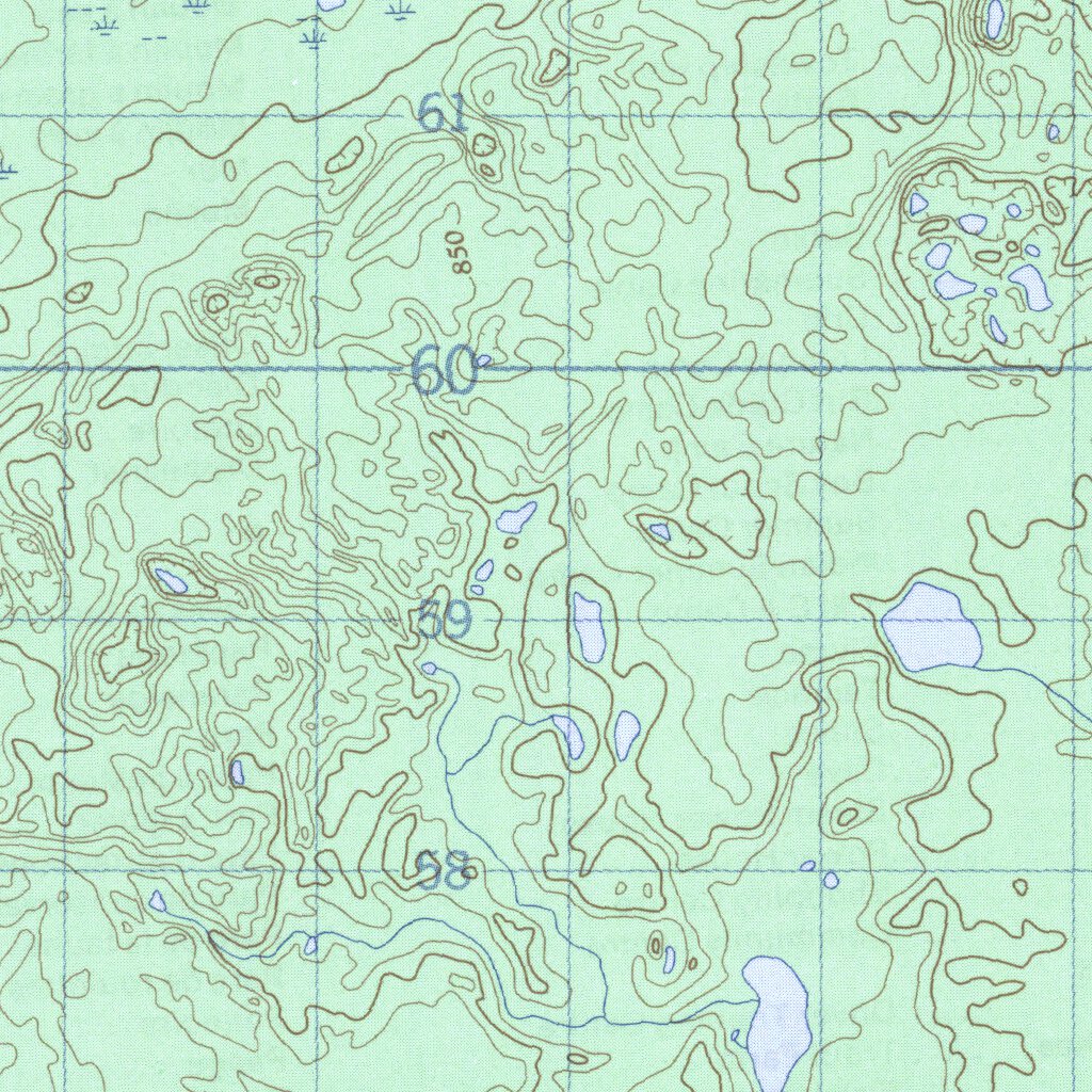 Crying Lake, MB (064A08 CanMatrix) Map by Natural Resources Canada ...