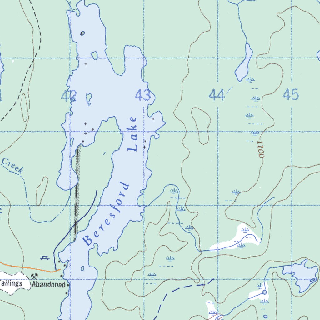Garner Lake, MB (052L14 CanMatrix) Map by Natural Resources Canada ...