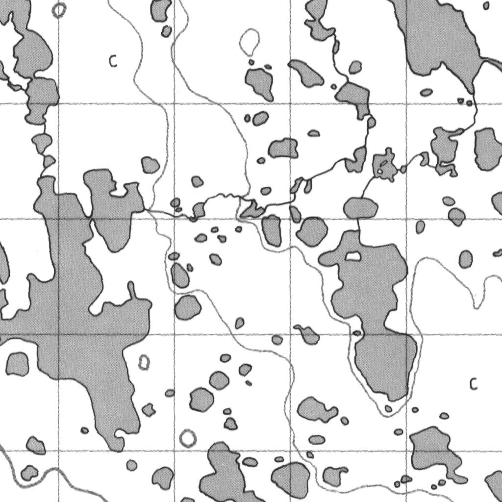 Martell Lake, NU (055M14 CanMatrix) Map by Natural Resources Canada ...