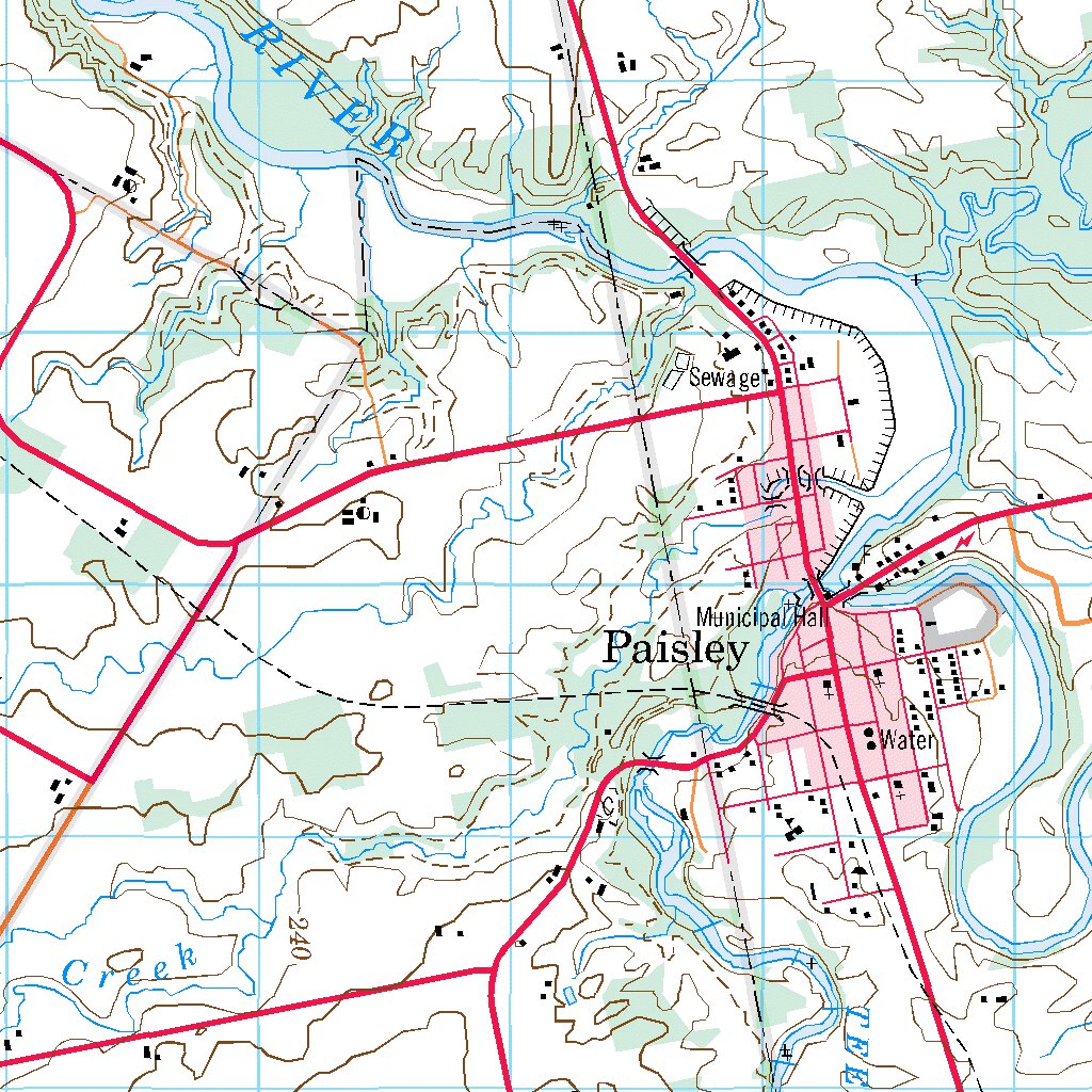 Chesley, ON (041A06 CanMatrix) Map by Natural Resources Canada | Avenza ...