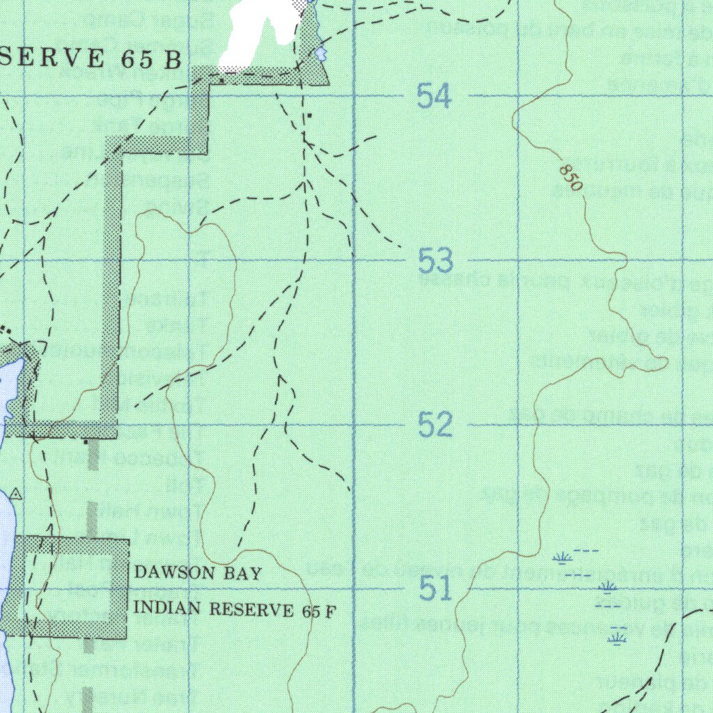 Dawson Bay, MB (063C15 CanMatrix) Map by Natural Resources Canada ...