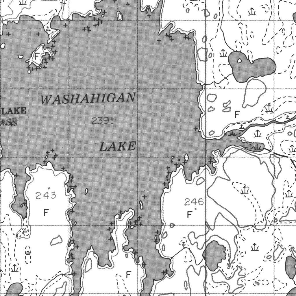 Washahigan Lake, MB (063H15 CanMatrix) Map by Natural Resources Canada ...