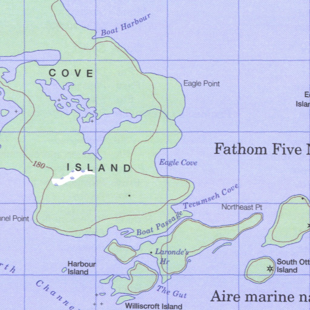 Flowerpot Island, ON (041H05 CanMatrix) Map by Natural Resources Canada ...
