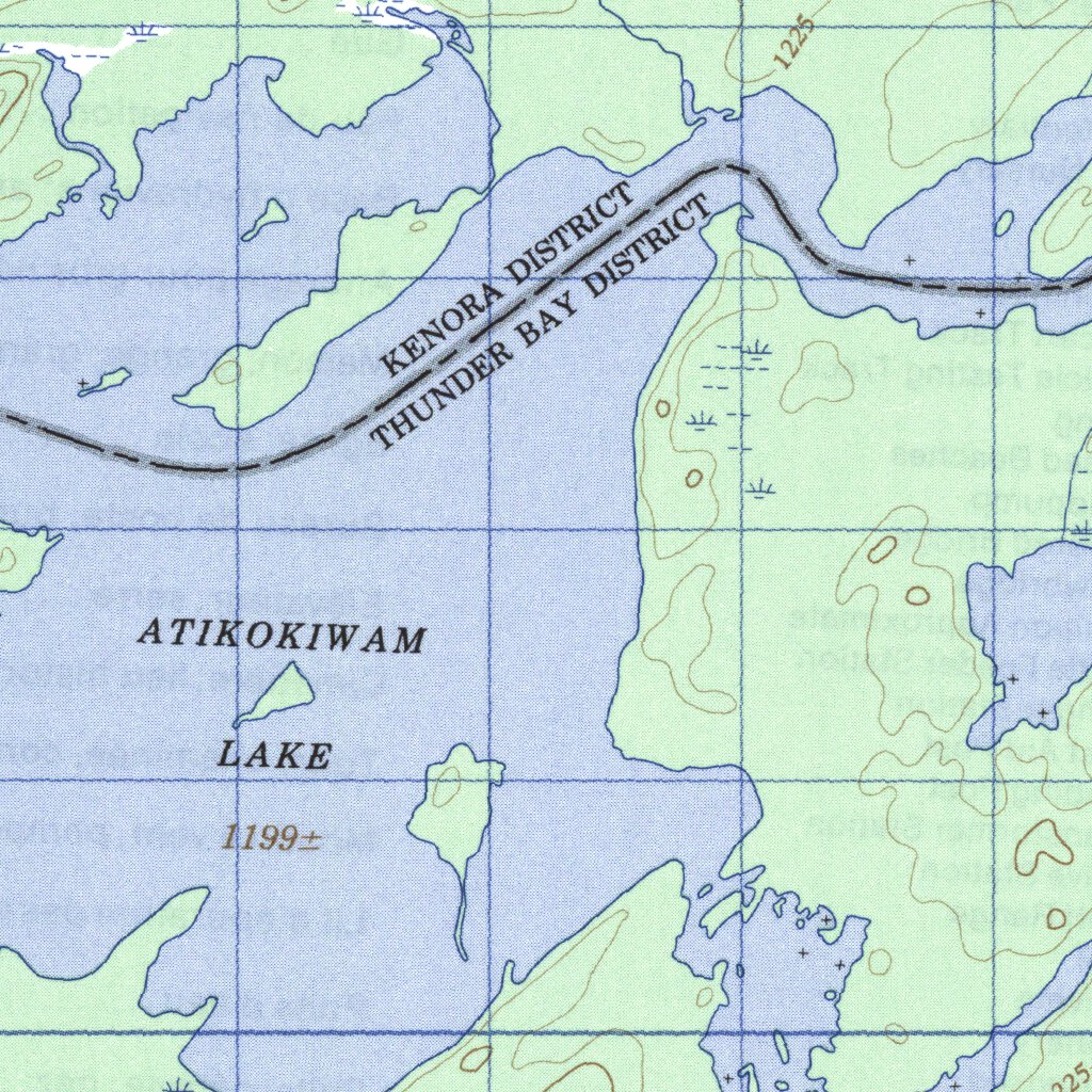 Coles Lake, ON (052P04 CanMatrix) Map by Natural Resources Canada ...