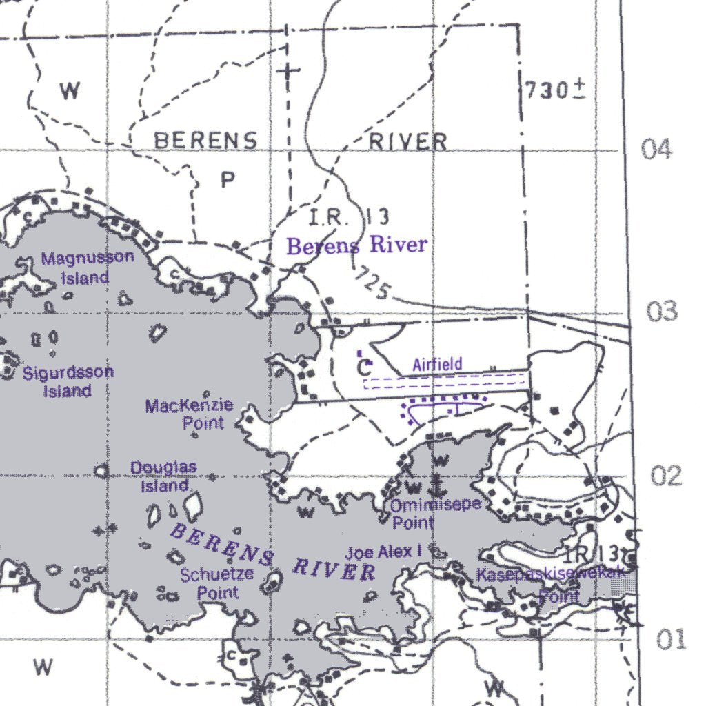 Berens River, MB (063A06 CanMatrix) Map by Natural Resources Canada ...