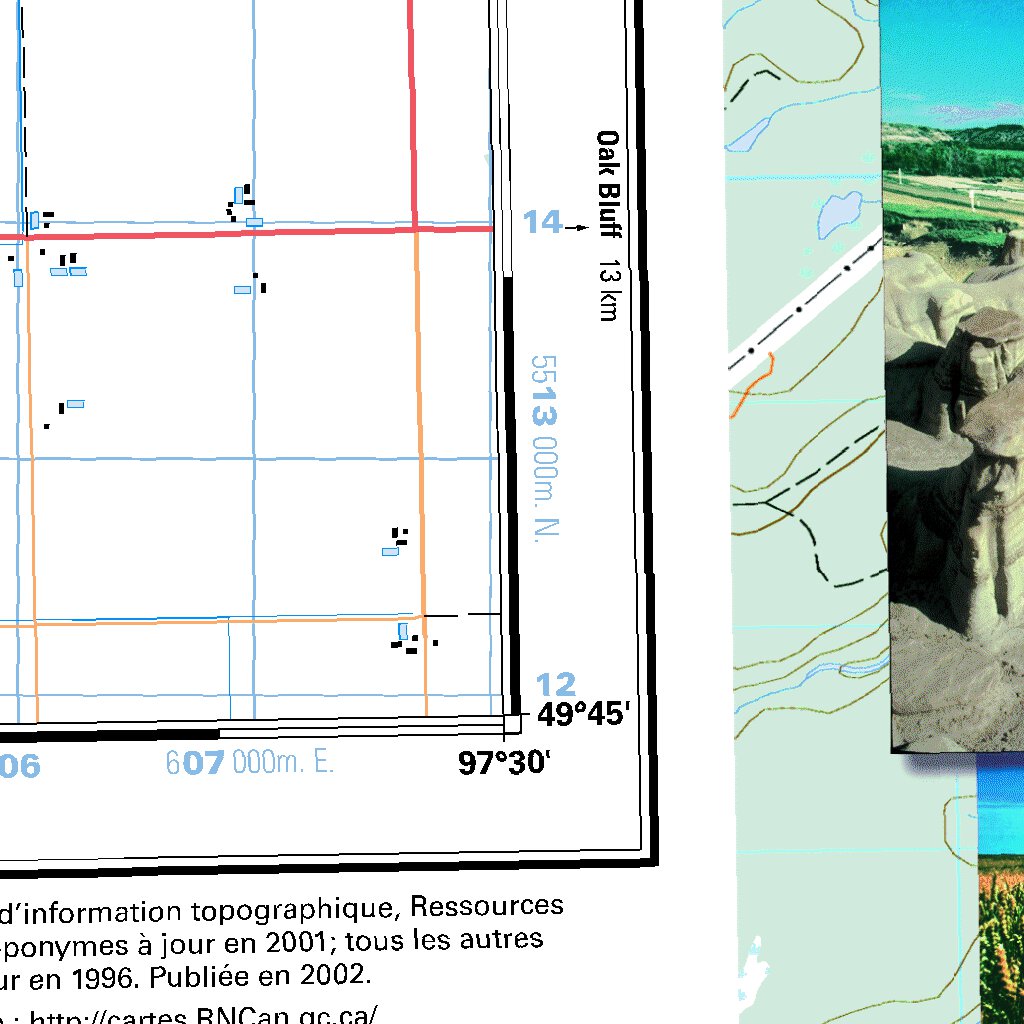 Elie, MB (062H13 CanMatrix) Map by Natural Resources Canada | Avenza Maps