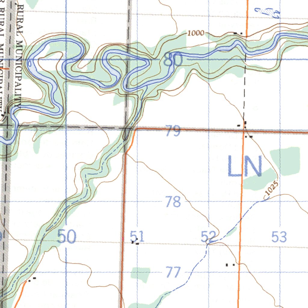 Swan River, MB (063C03 CanMatrix) Map by Natural Resources Canada ...
