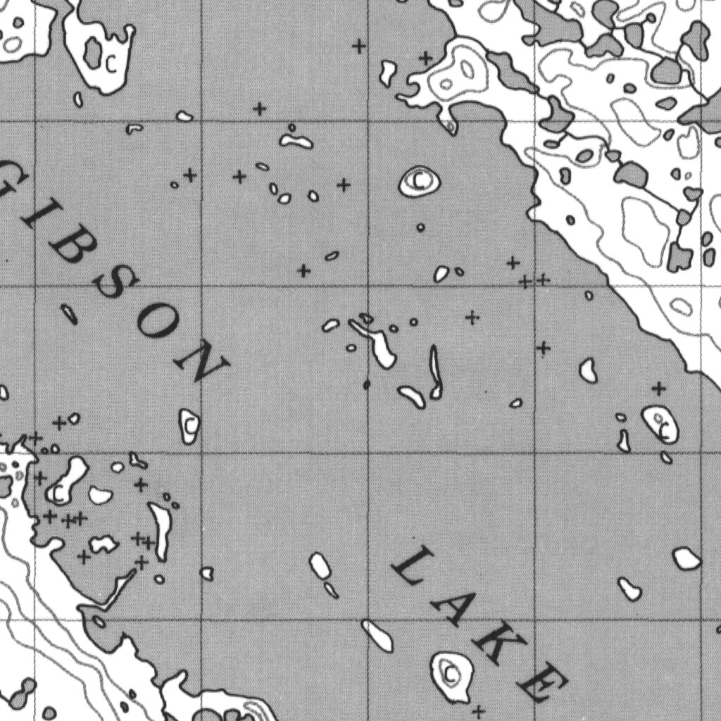 Gibson Lake, NU (055N06 CanMatrix) Map by Natural Resources Canada ...