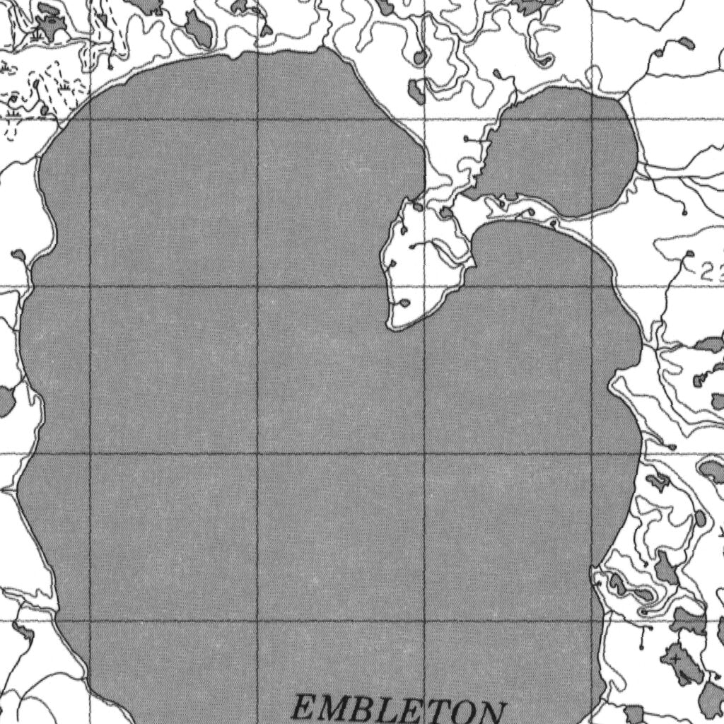 Embleton Lake, MB (054E04 CanMatrix) Map by Natural Resources Canada ...