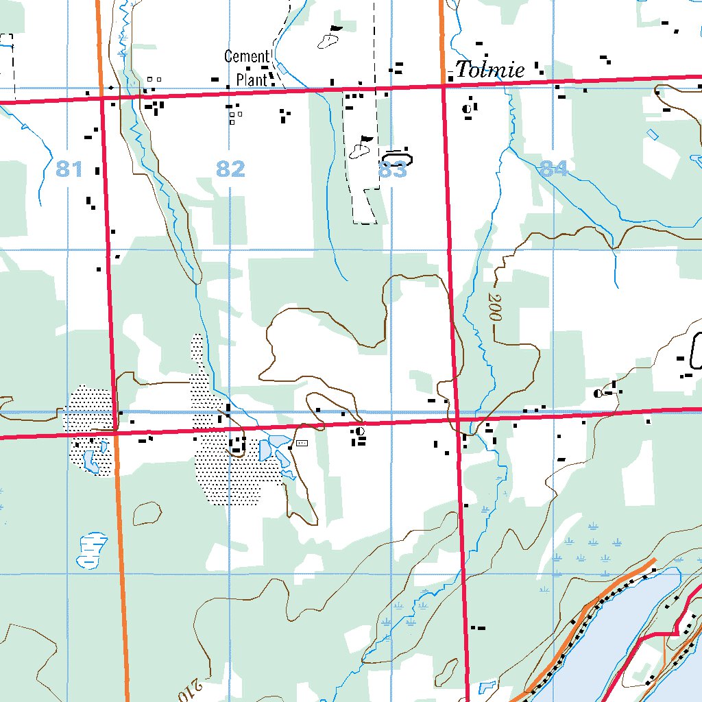 Wiarton, ON (041A11 CanMatrix) Map by Natural Resources Canada | Avenza ...