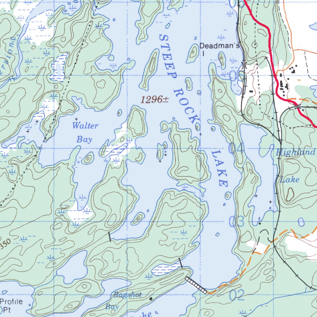 Atikokan, ON (052B13 CanMatrix) Map by Natural Resources Canada ...