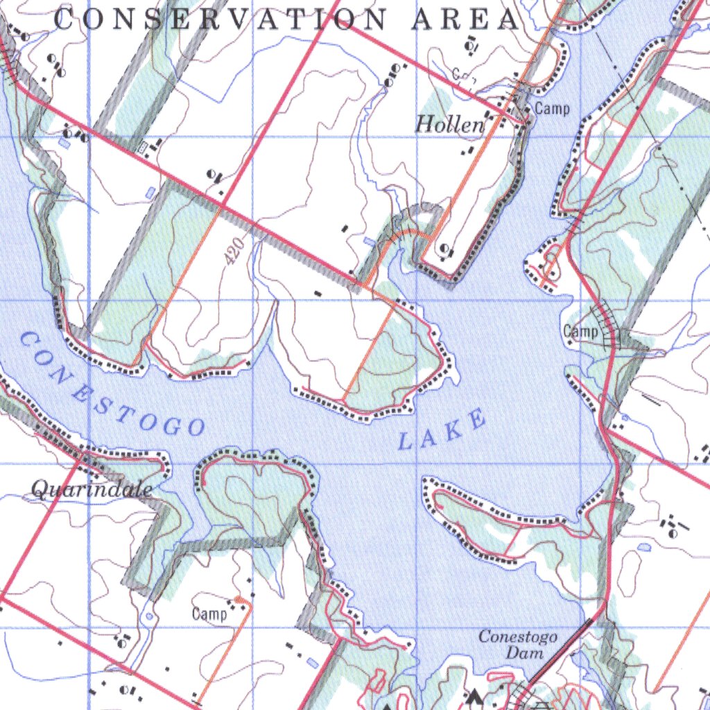 Conestogo, ON (040P10 CanMatrix) Map by Natural Resources Canada ...