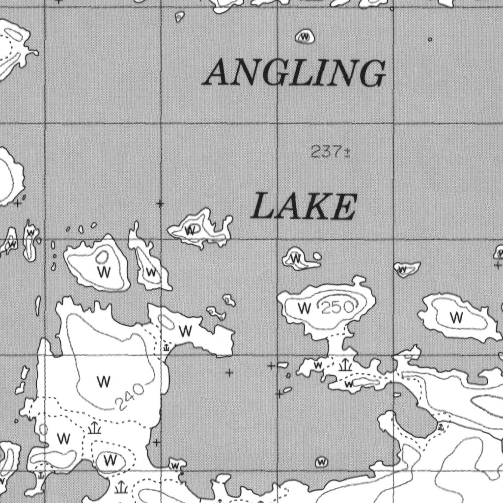 Angling Lake, MB (053F13 CanMatrix) Map by Natural Resources Canada ...