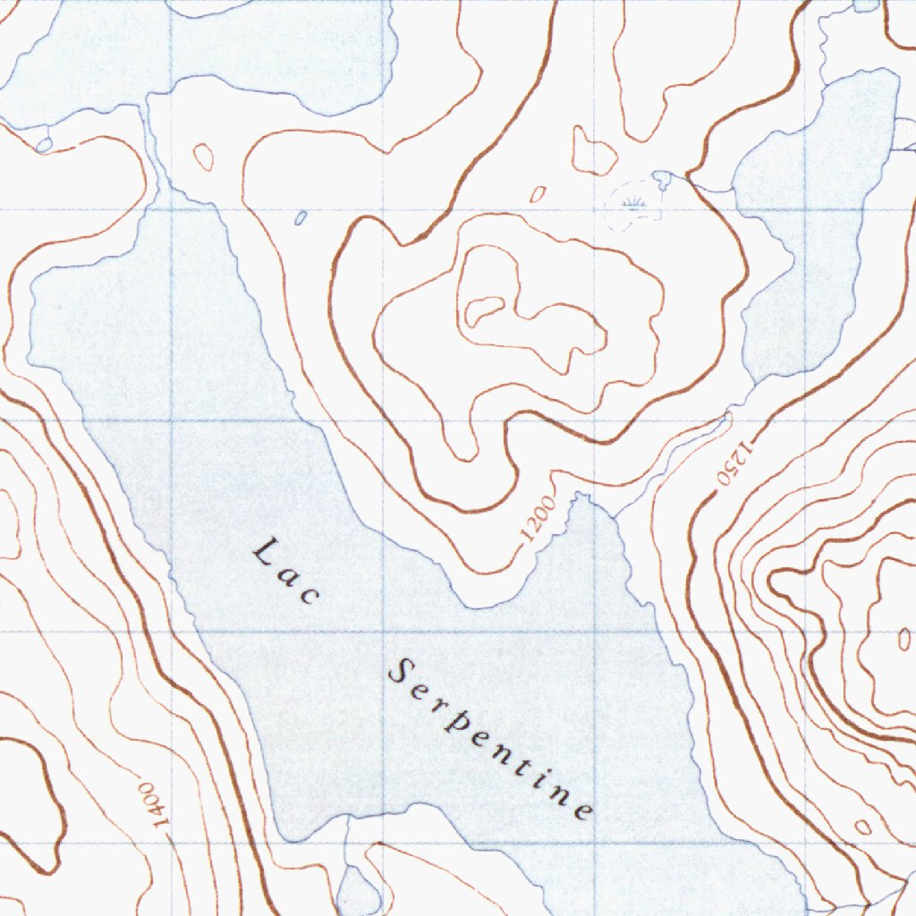 Lac Serpentine, QC (035G15 CanMatrix) Map by Natural Resources Canada ...