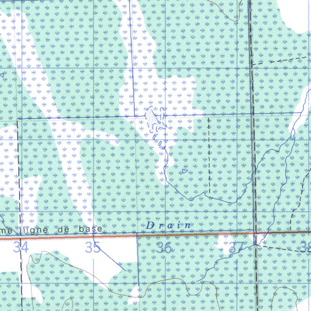 Shorncliffe, MB (062P03 CanMatrix) Map by Natural Resources Canada ...