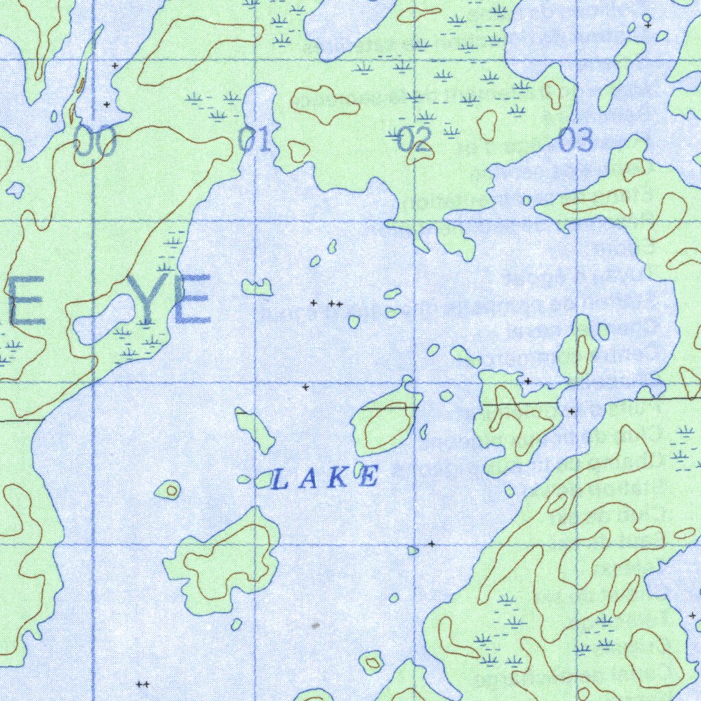 Pakashkan Lake, ON (052G08 CanMatrix) Map by Natural Resources Canada ...