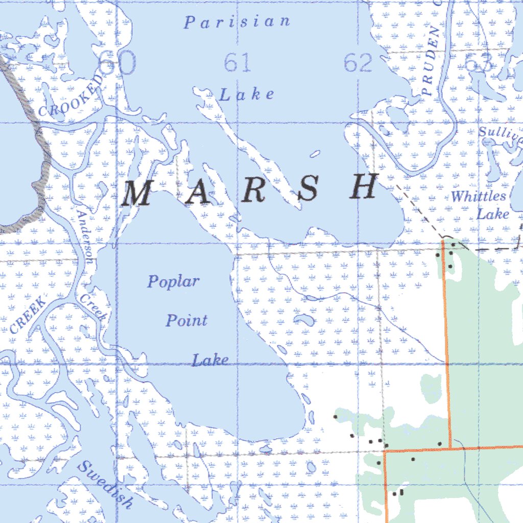 Netley Marsh, MB (062I07 CanMatrix) Map by Natural Resources Canada ...
