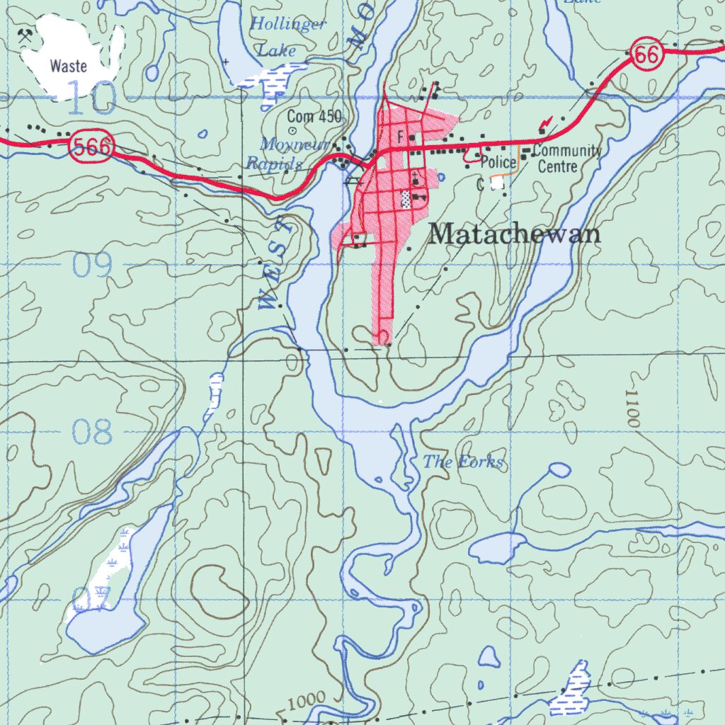 Matachewan, ON (041P15 CanMatrix) Map by Natural Resources Canada ...