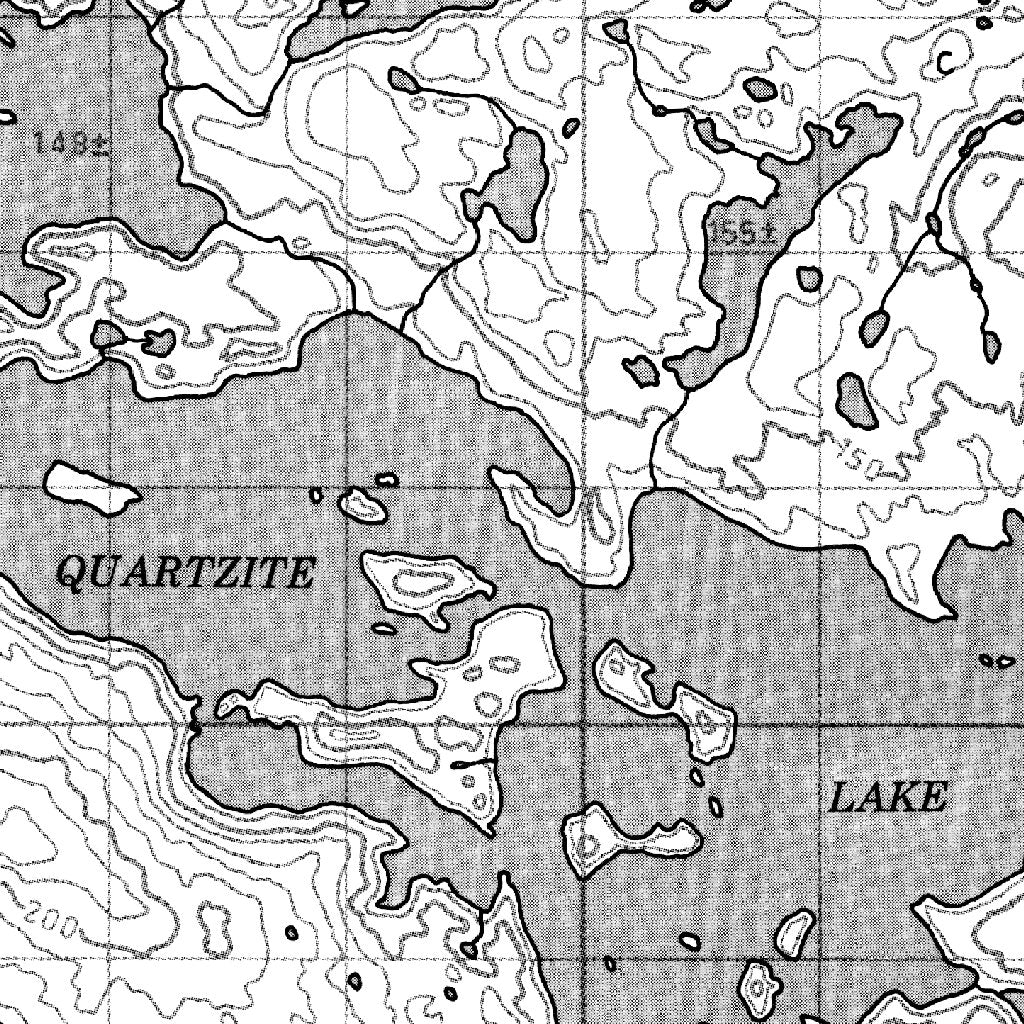 Quartzite Lake, NU (046P04 CanMatrix) Map by Natural Resources Canada ...