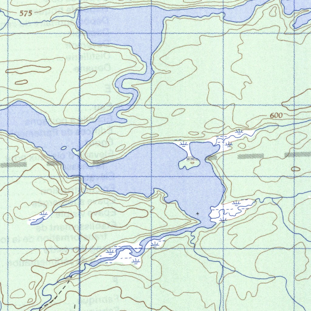 Split Lake, MB (064A01 CanMatrix) Map by Natural Resources Canada ...