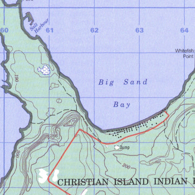 Christian Island, ON (041A16 CanMatrix) Map by Natural Resources Canada ...
