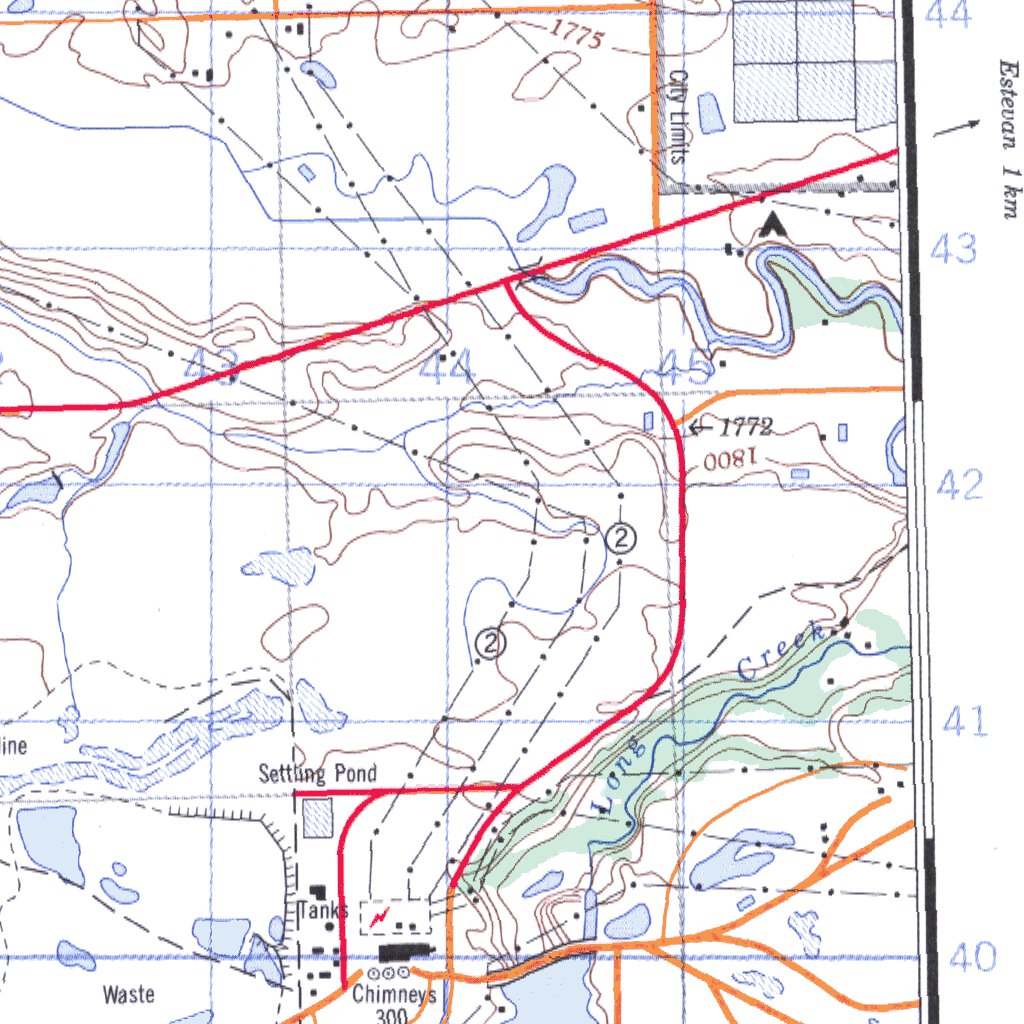 Hitchcock, SK (062E03 CanMatrix) Map by Natural Resources Canada ...