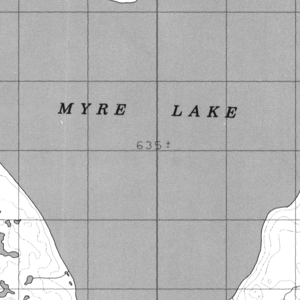Myre Lake, MB (054D15 CanMatrix) Map by Natural Resources Canada ...
