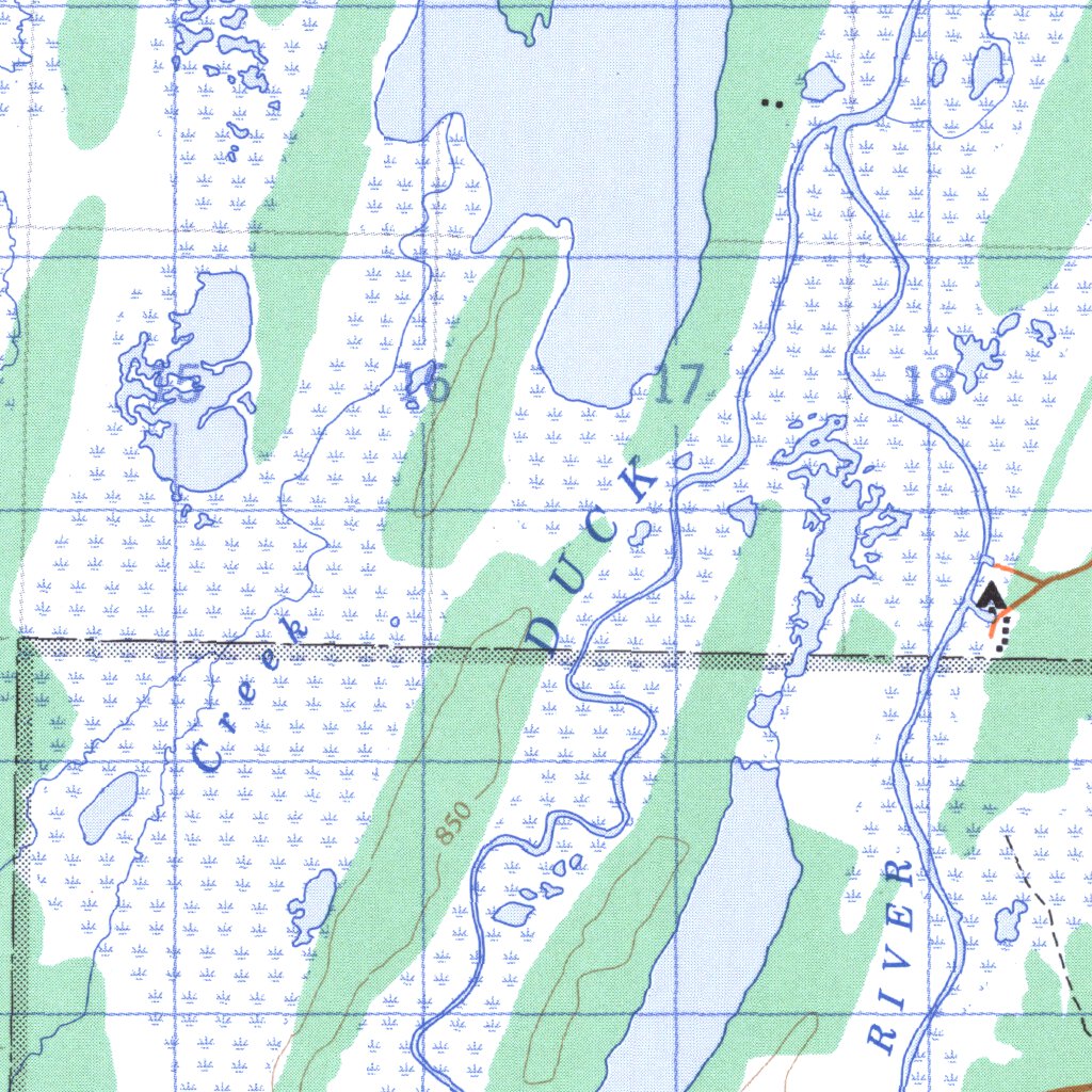 Duck Bay, MB (063C01 CanMatrix) Map by Natural Resources Canada ...