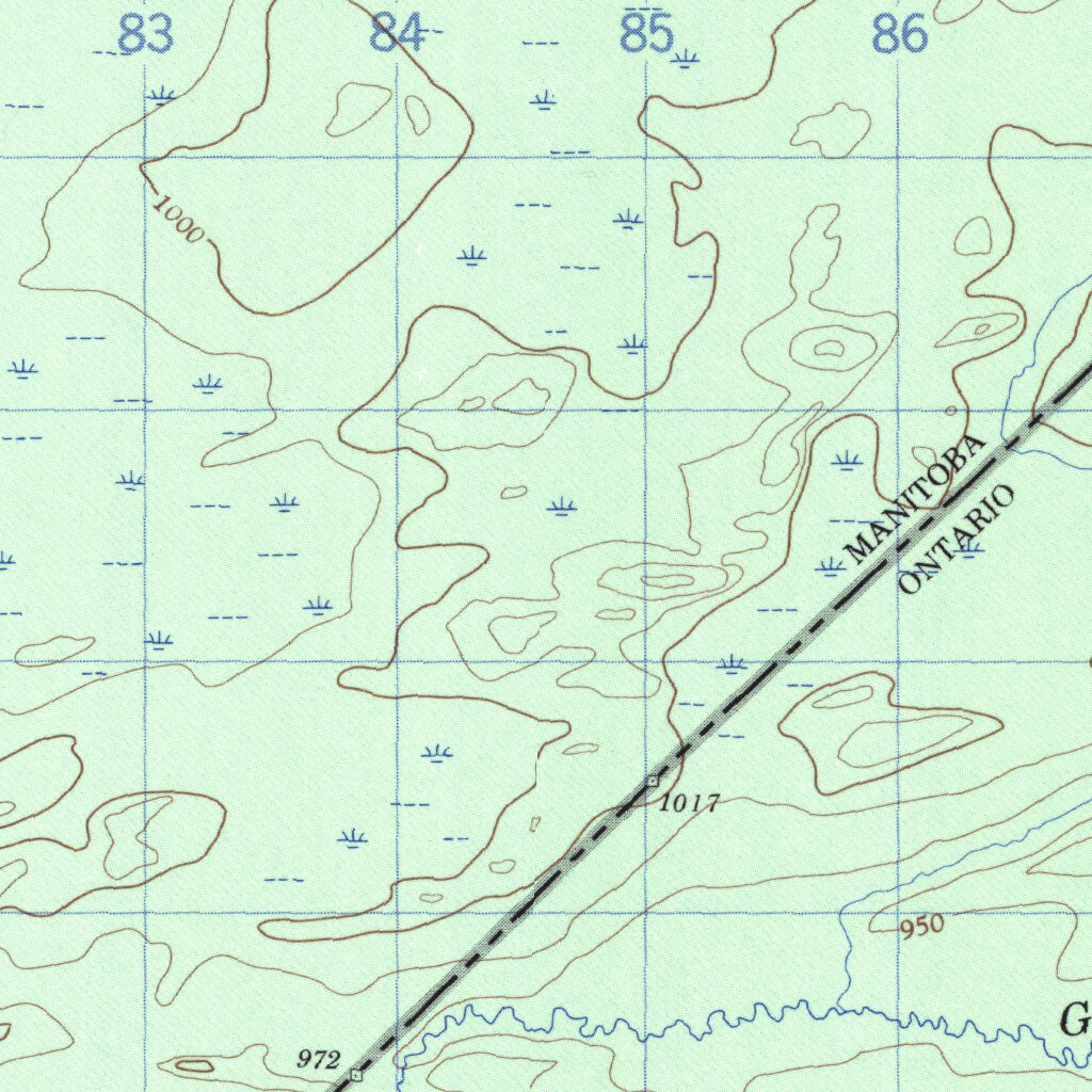 Gorman Lake, MB (053E02 CanMatrix) Map by Natural Resources Canada ...