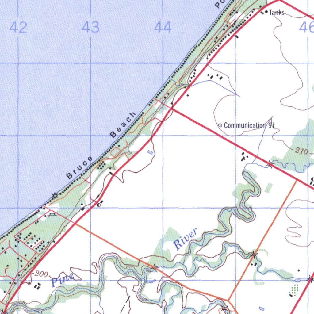 Kincardine, ON (041A04 CanMatrix) Map by Natural Resources Canada ...