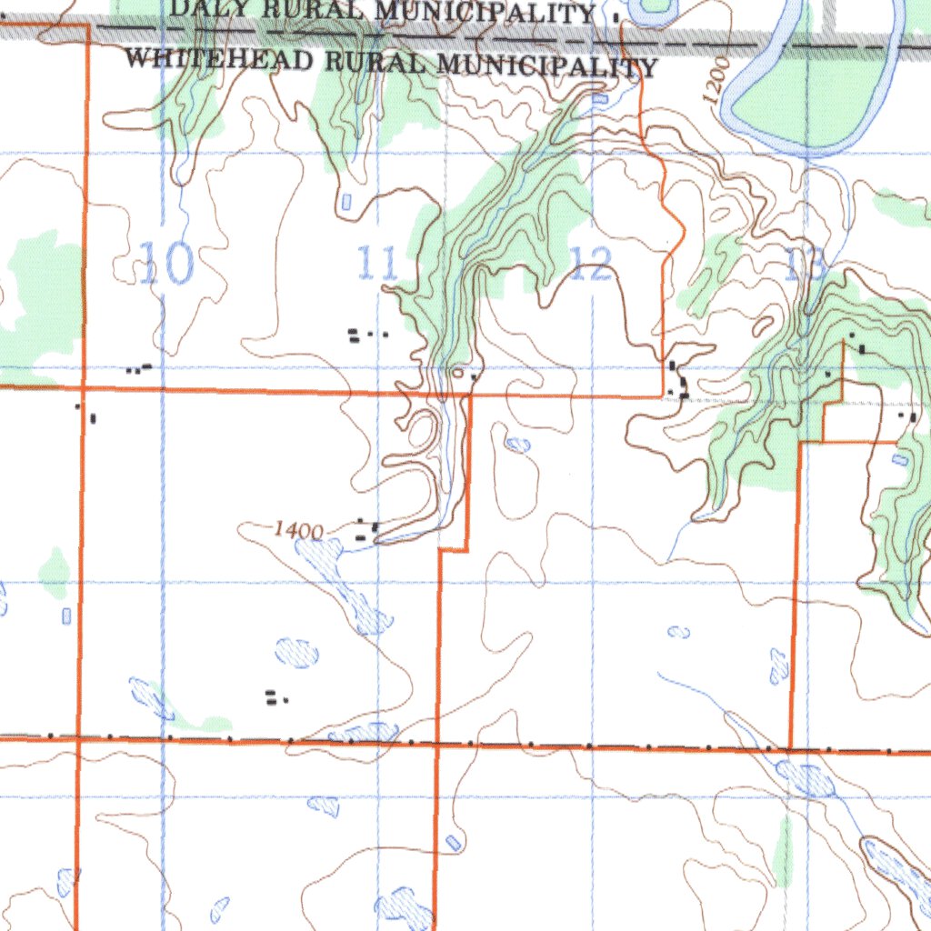 Alexander, MB (062F16 CanMatrix) Map by Natural Resources Canada ...