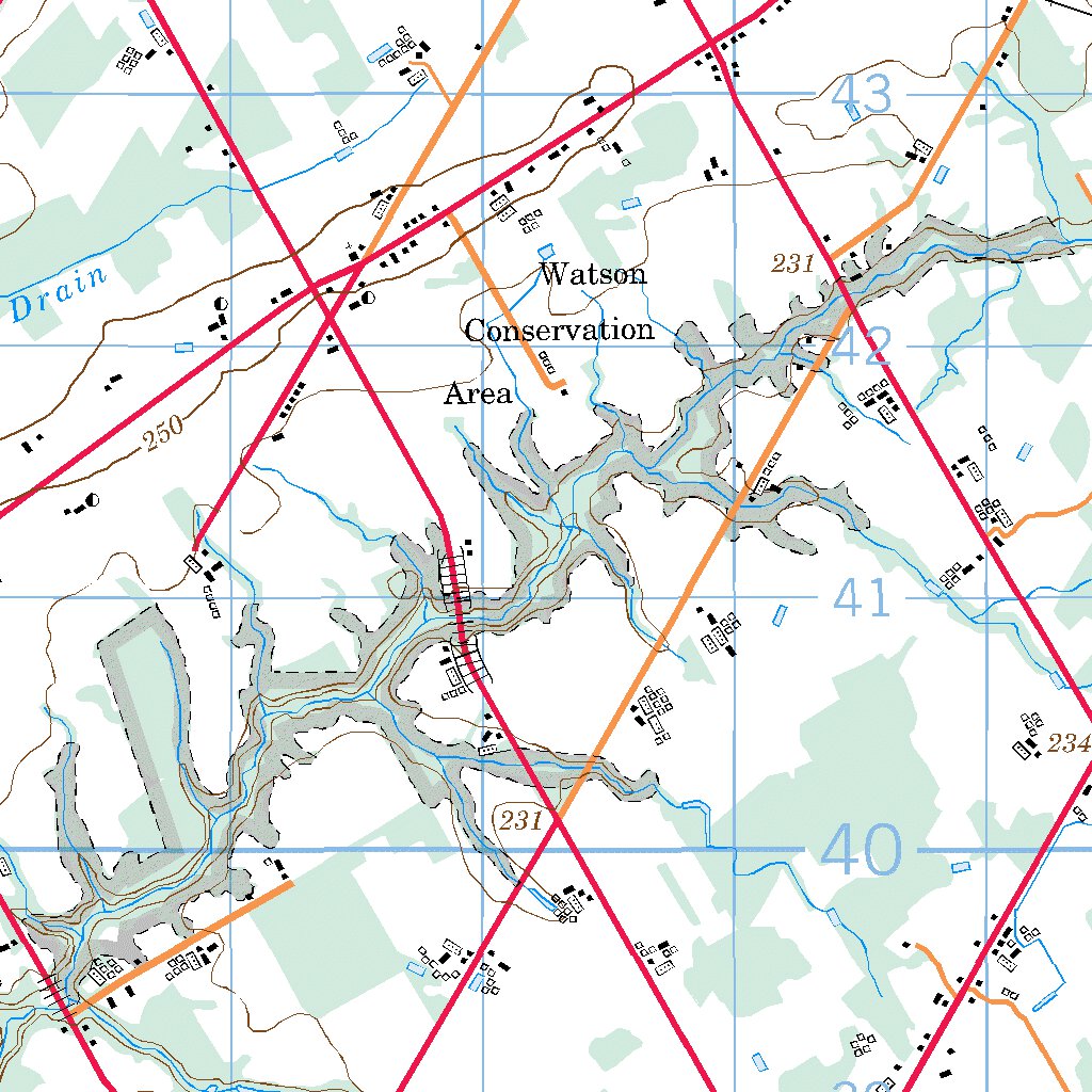 Tillsonburg, ON (040I15 CanMatrix) Map by Natural Resources Canada ...