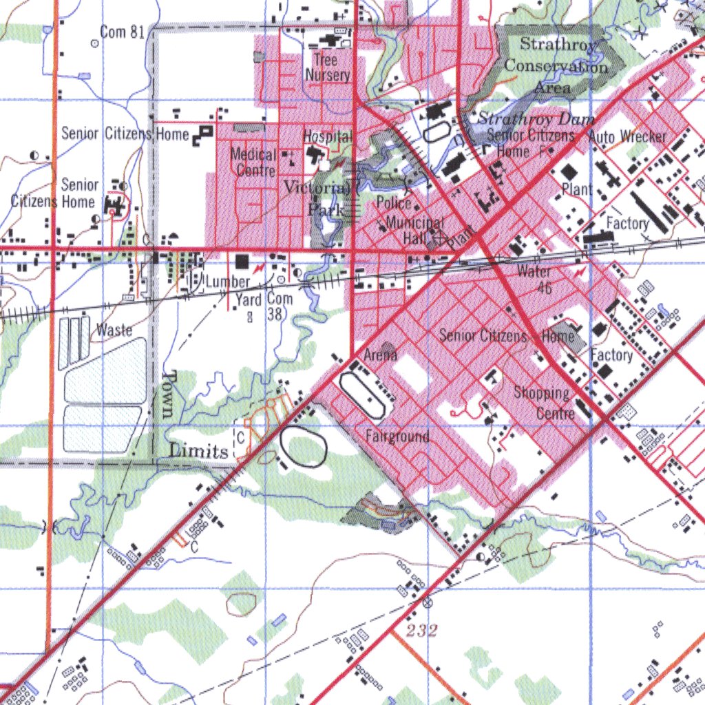Strathroy, ON (040I13 CanMatrix) Map by Natural Resources Canada ...
