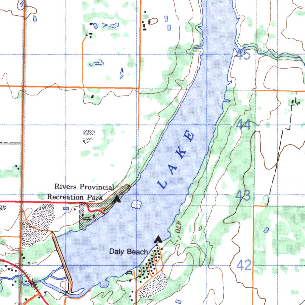 Rivers, MB (062K01 CanMatrix) Map by Natural Resources Canada | Avenza Maps