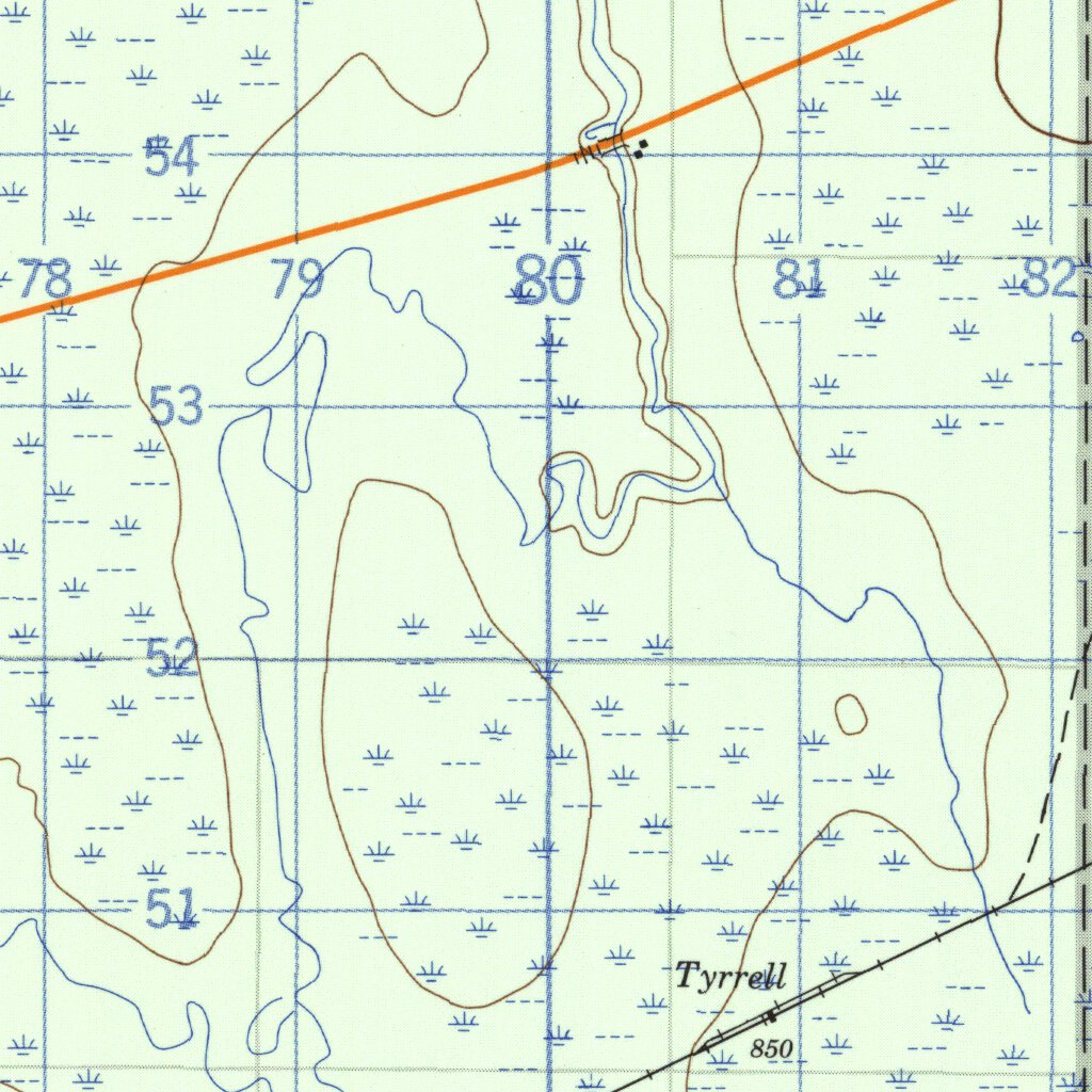 Tyrrell, MB (063J11 CanMatrix) Map by Natural Resources Canada | Avenza ...
