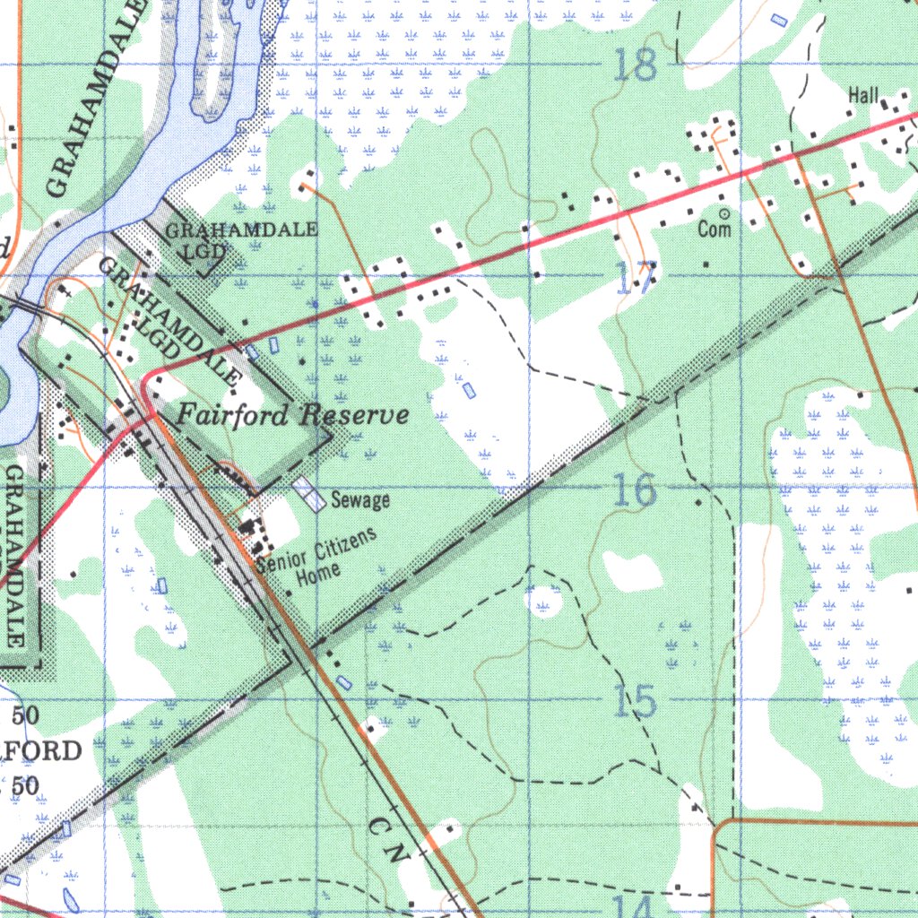 Fairford, MB (062O10 CanMatrix) Map by Natural Resources Canada ...