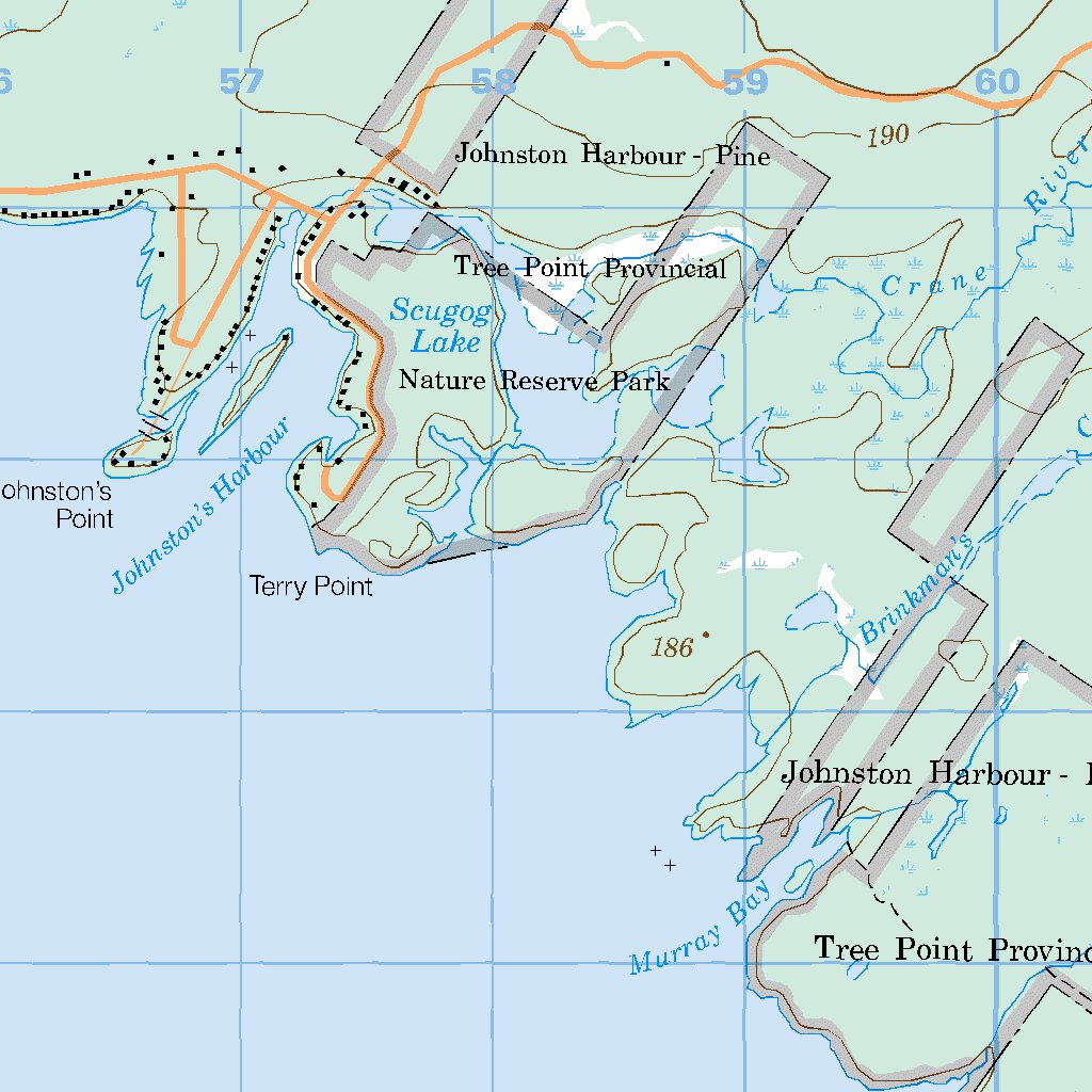 Dorcas Bay, ON (041H04 CanMatrix) Map by Natural Resources Canada ...