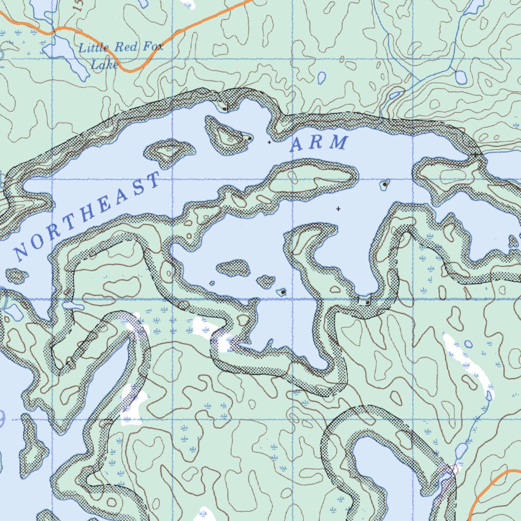 Mowe Lake, ON (052B07 CanMatrix) Map by Natural Resources Canada ...