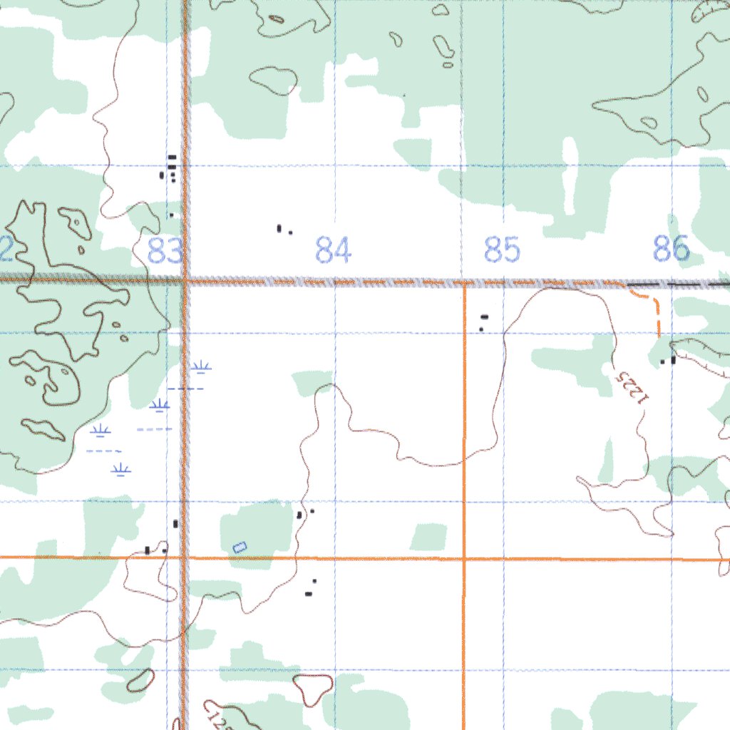 Glenboro, MB (062G11 CanMatrix) Map by Natural Resources Canada ...